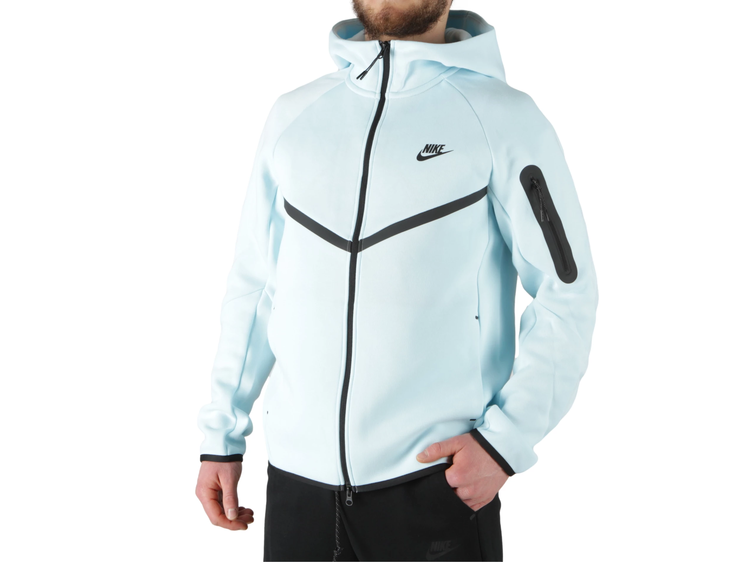 Nike M NK TCH FLC WR FZ JKT hombre HV0949 474 | YOUSPORTY