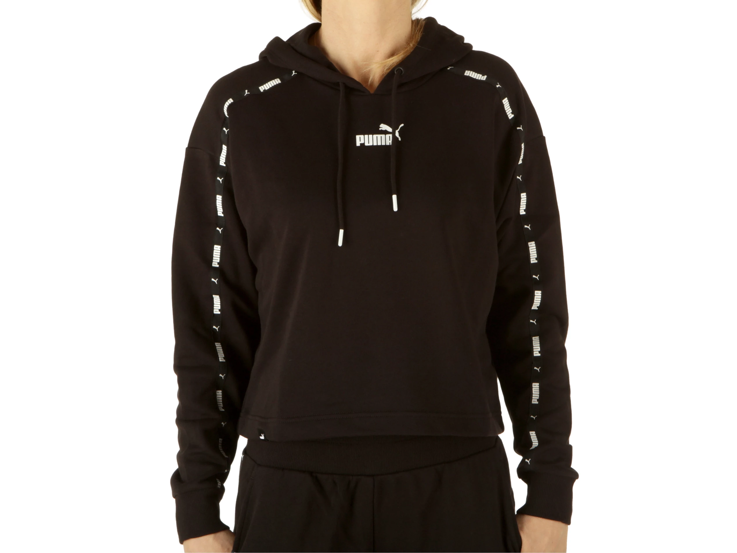 Puma Puma Power Tape Cropped Hoodie woman 848431 01 | YOUSPORTY