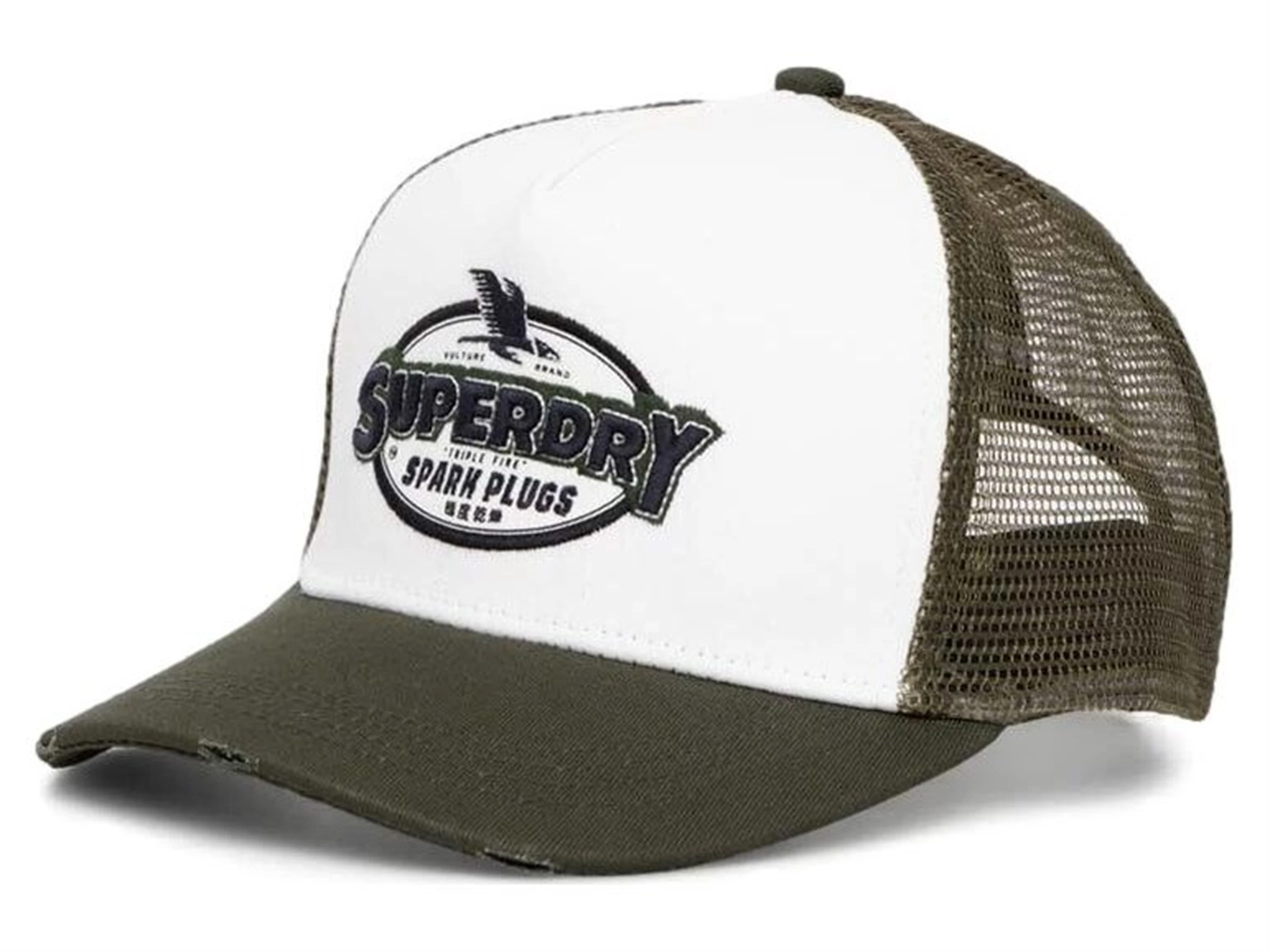 Superdry Mesh Trucker Cap Army Green unisex W9010176A 43E | YOUSPORTY