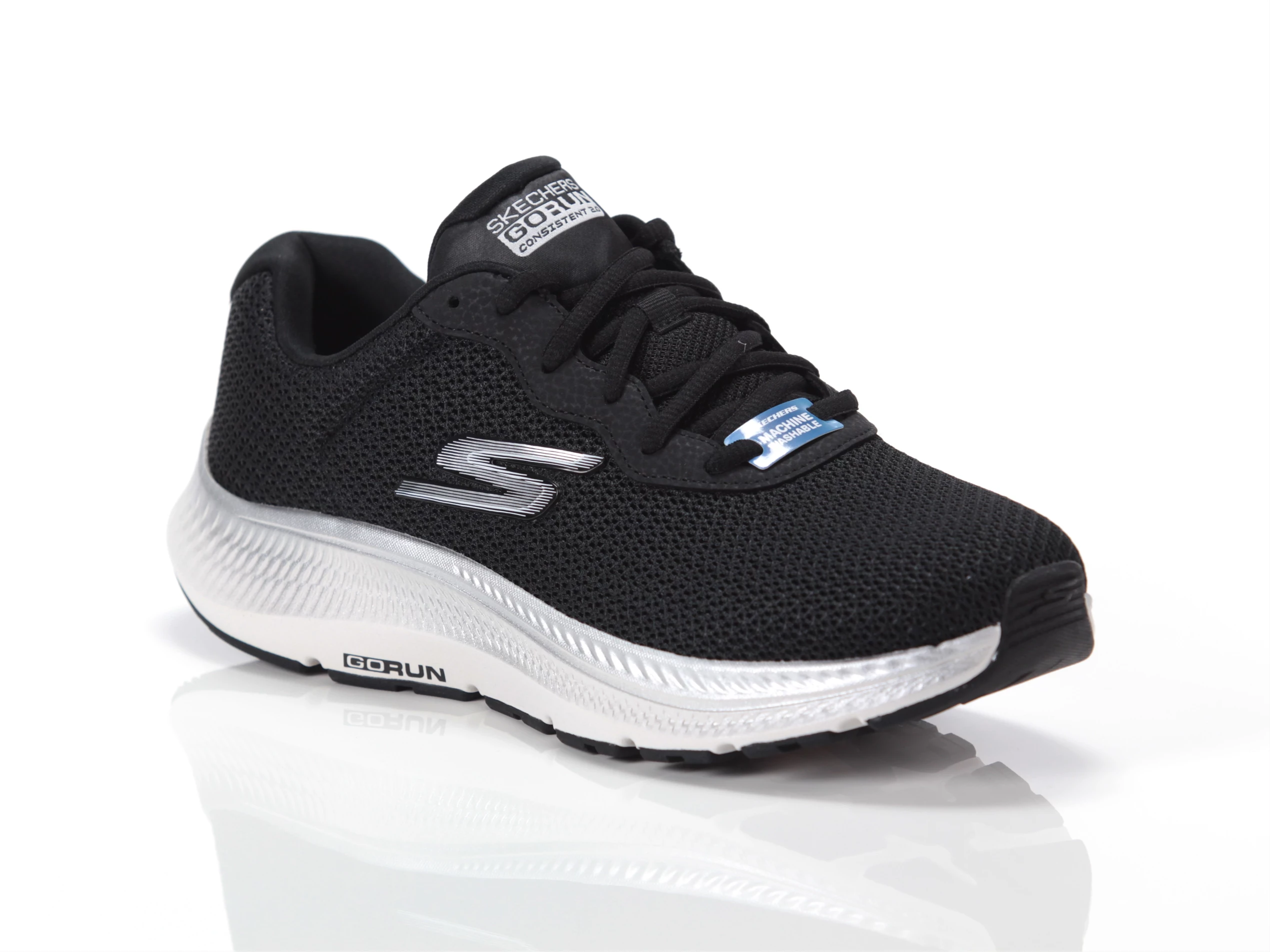 Skechers GO RUN CONSISTENT 2.0 woman 128621 BKSL | YOUSPORTY