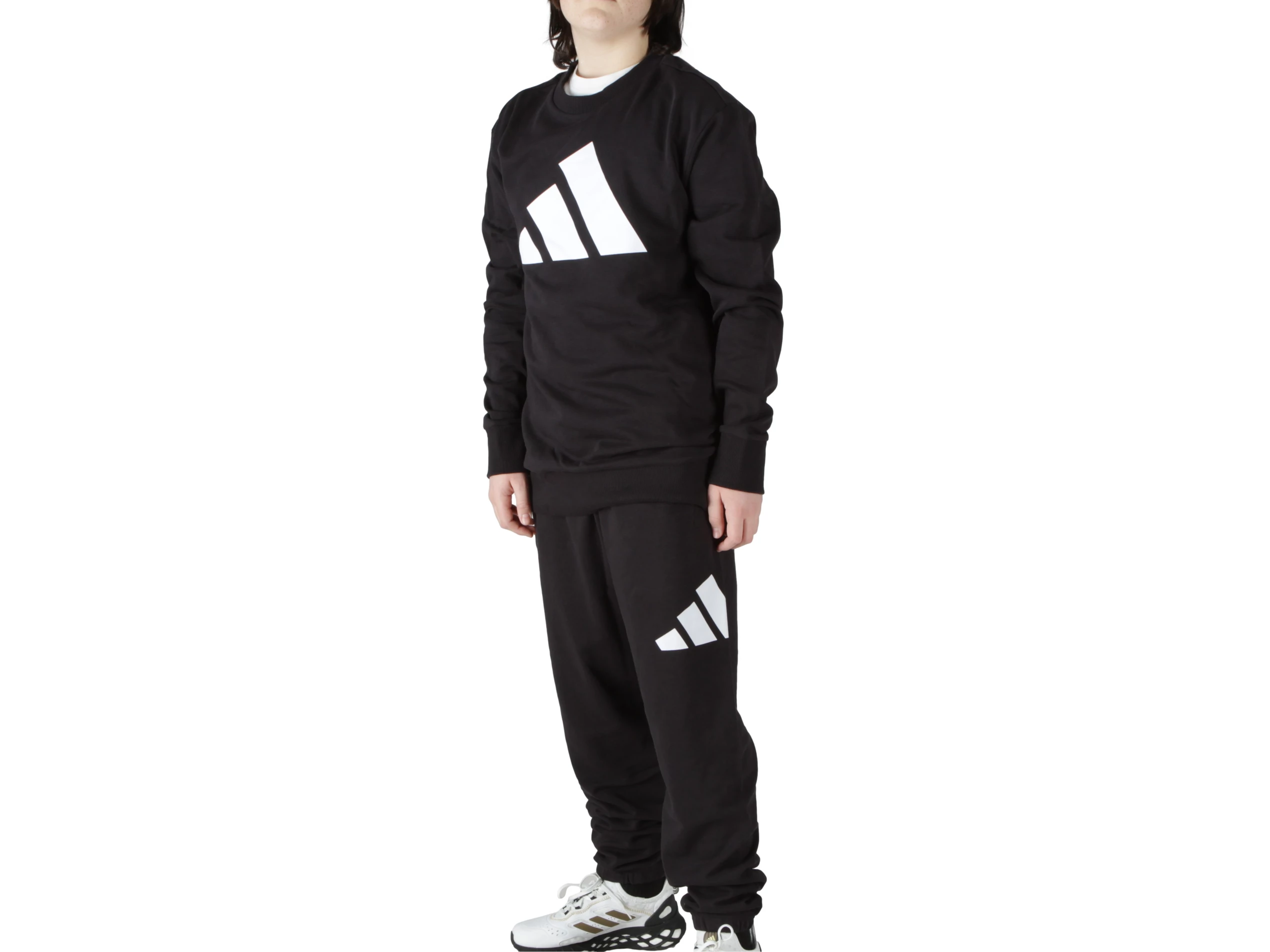 Adidas J BL FT JOG 240 BLACK/WHITE kid boy JD2102 | YOUSPORTY