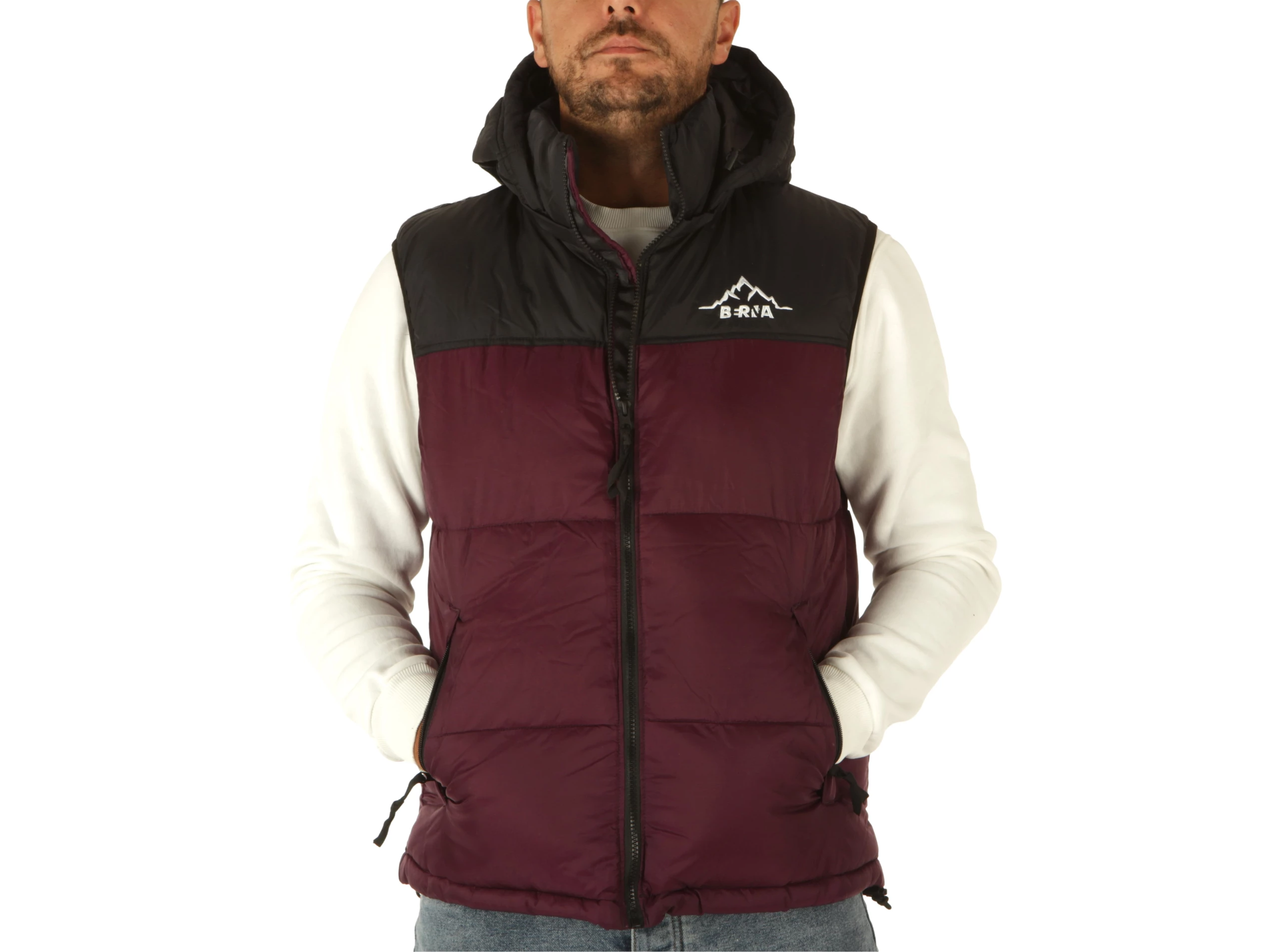 Berna Gilet Uomo Viola man 215093-9 | YOUSPORTY