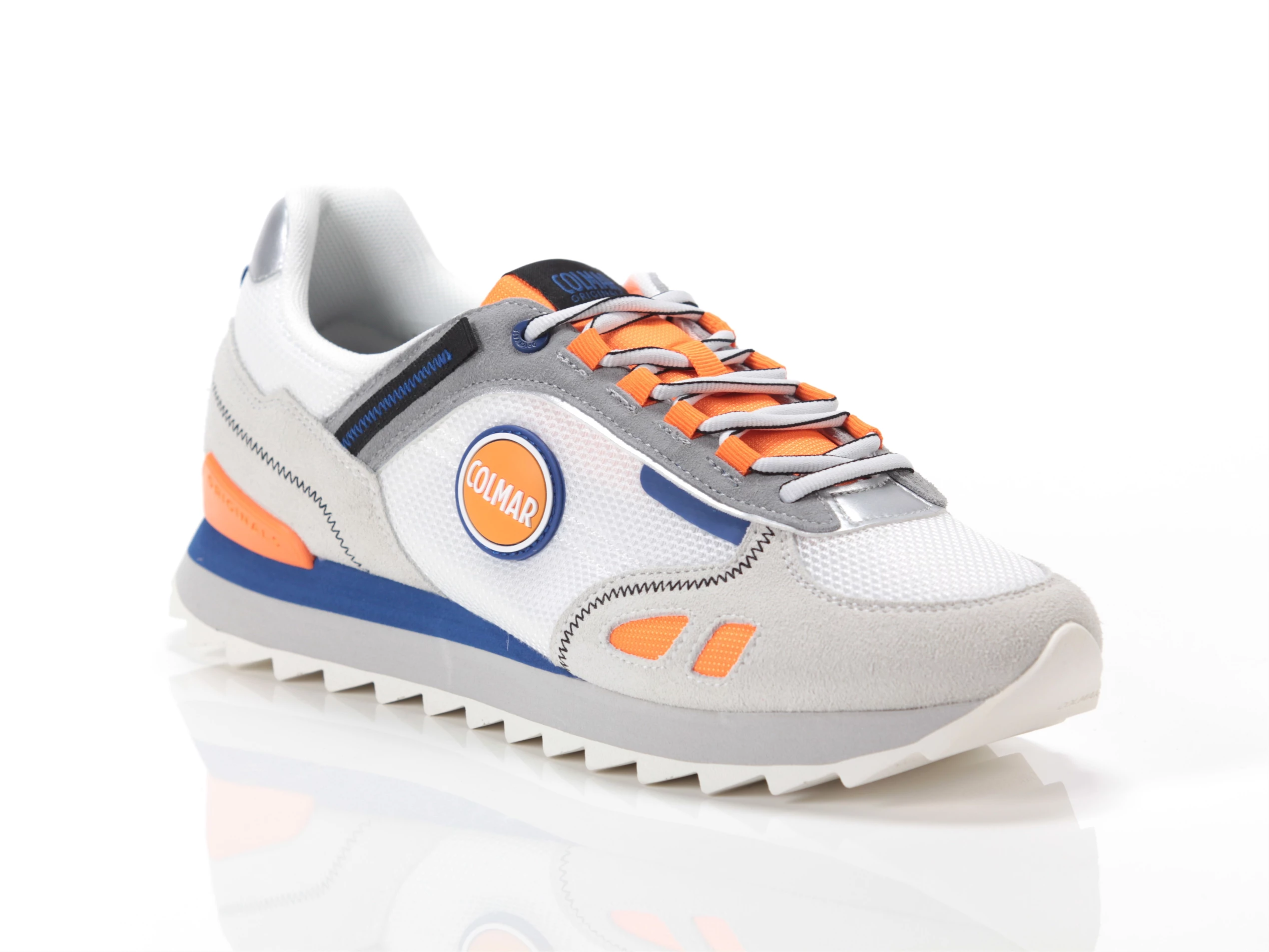 Travis Sport Crisp White-Orange-Blue - Sneakers uomo Colmar | YOUSPORTY ...