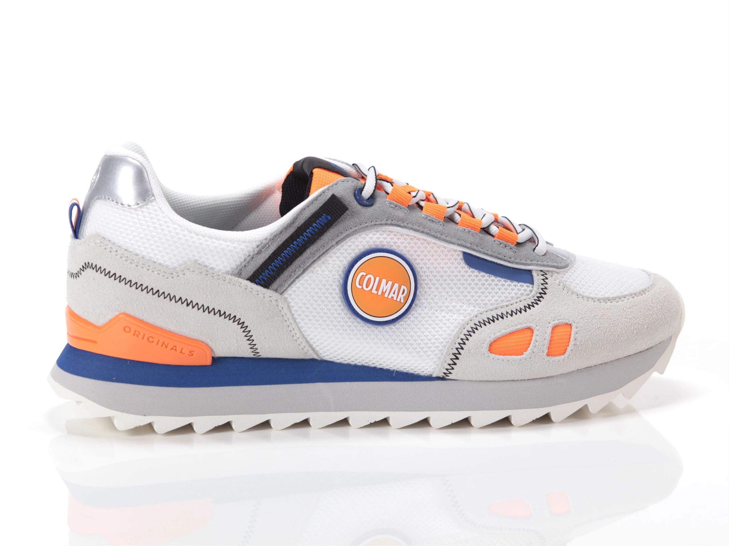 Travis Sport Crisp White-Orange-Blue - Sneakers uomo Colmar | YOUSPORTY ...