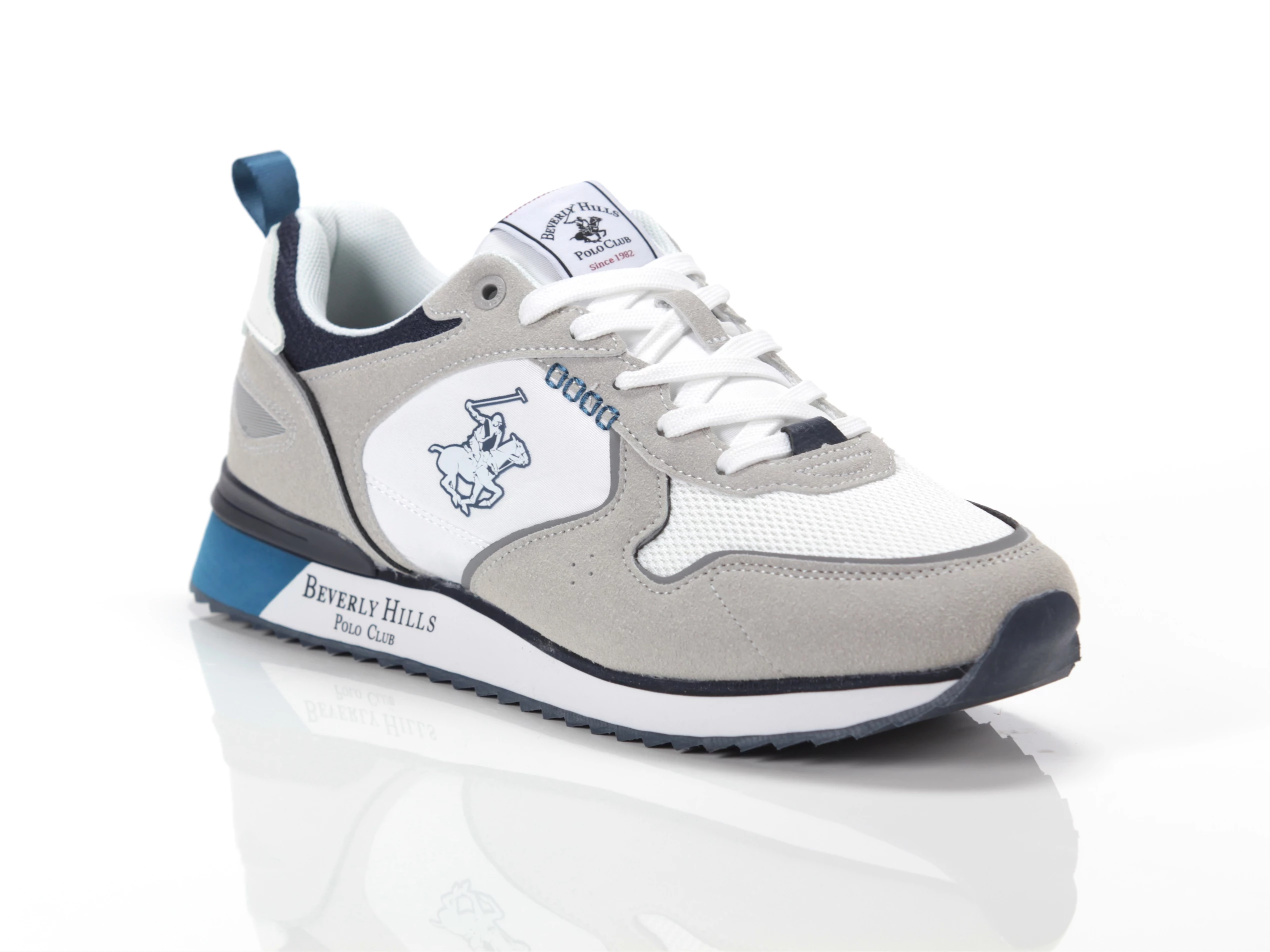 Beverly Hills Polo Club Dylan Mix Grey White hombre BHM613200GREYWHITE
